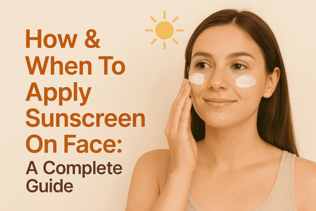 How To Apply Sunscreen On The Face: 4 Easy Steps - The Modern Womanly